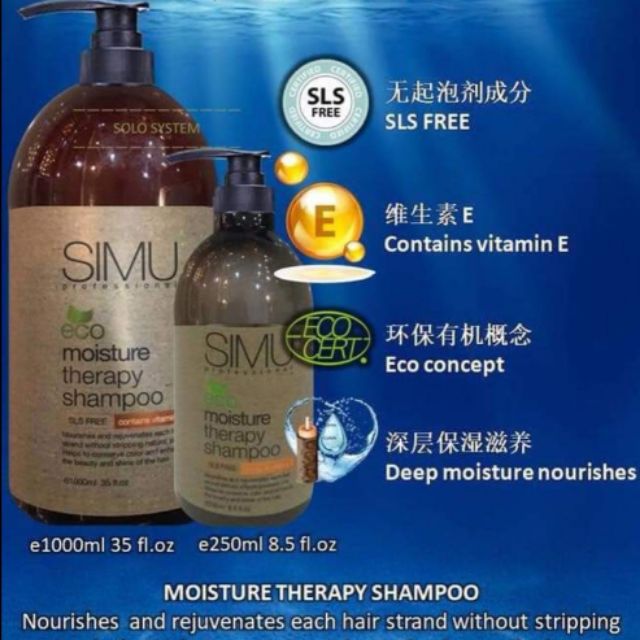 SIMU MOISTURE THERAPY SHAMPOO | Shopee Malaysia