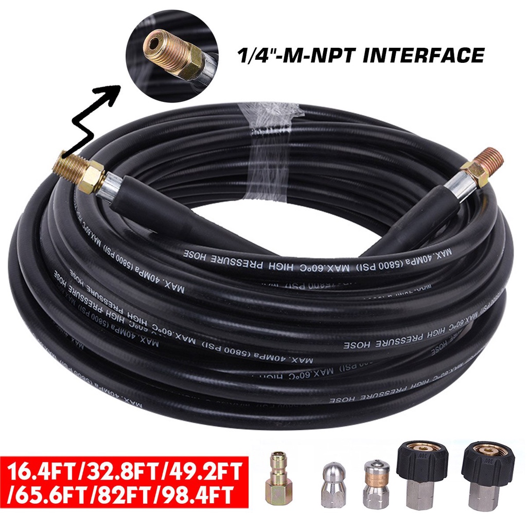 High pressure washer sewer drainage cleaning hose pipe cleaner sewage ...