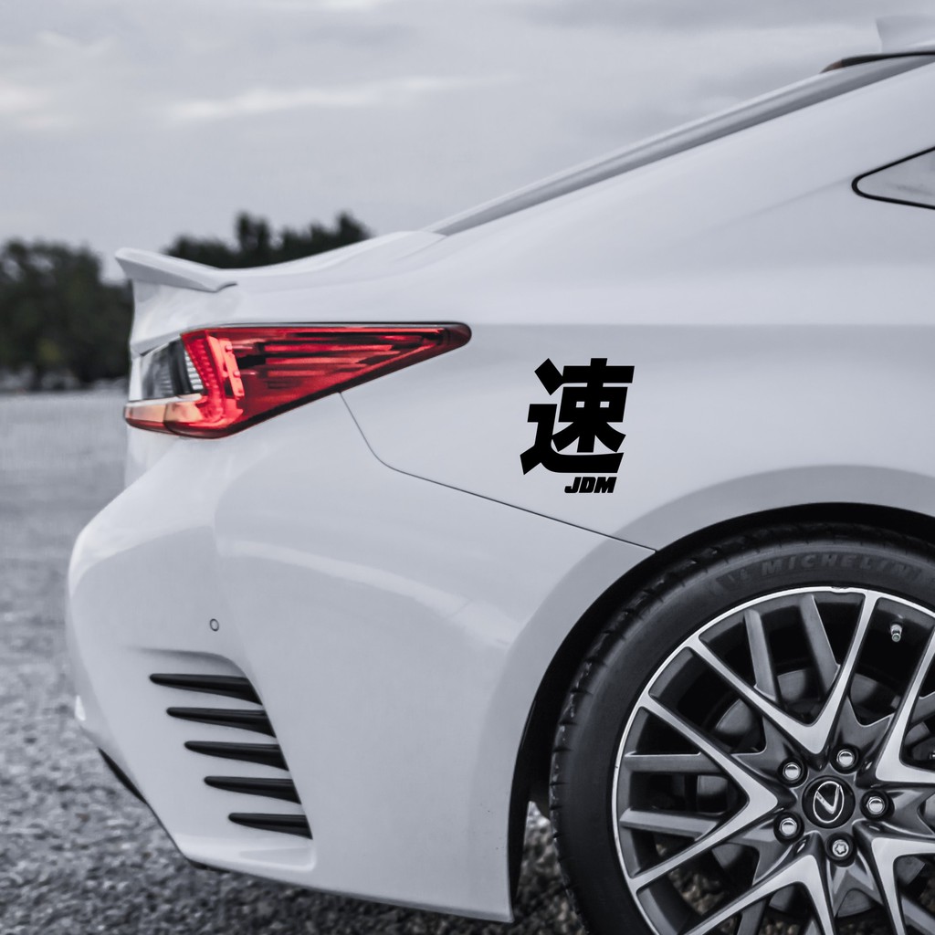JDM SPEED STICKER 速 汽车贴纸, JDM STICKER Reflective And Waterproof Sticker ...
