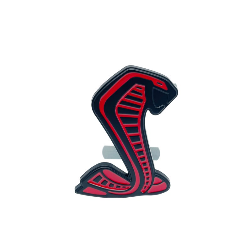 3D Metal Mustang Snake Cobra Viper GT350 Logo Car Stickers Decals Front ...