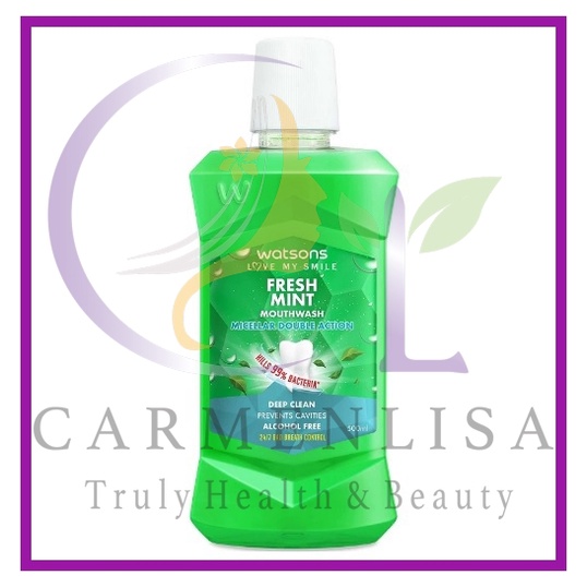 Watsons Watson Mouthwash Cool Mint/Fresh Mint/Bamboo/ 10 in 1 / Green ...