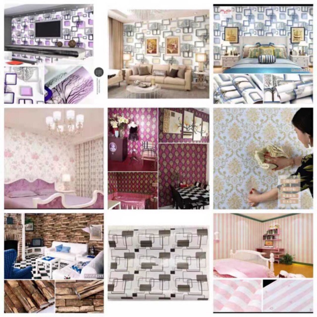 Wallpaper 45cmX10m wallpaper | Shopee Malaysia