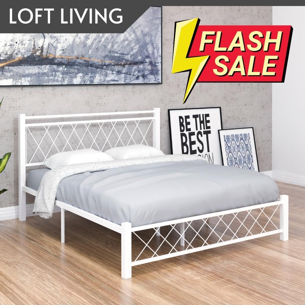 Tilam Besi Single dan Queen ELSA single and queen metal bed frame ...