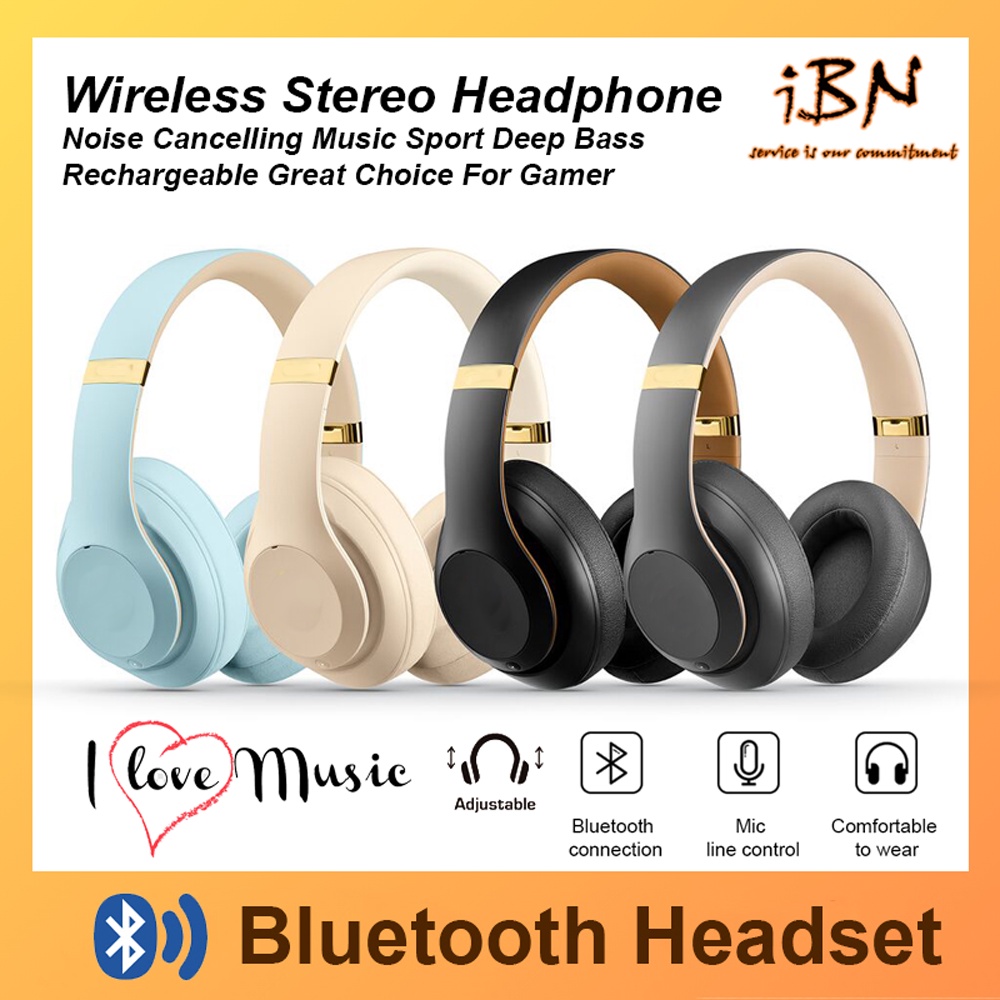 Wireless Headphone Bluetooth Extra Bass Headphones With Mic @ IBN ...