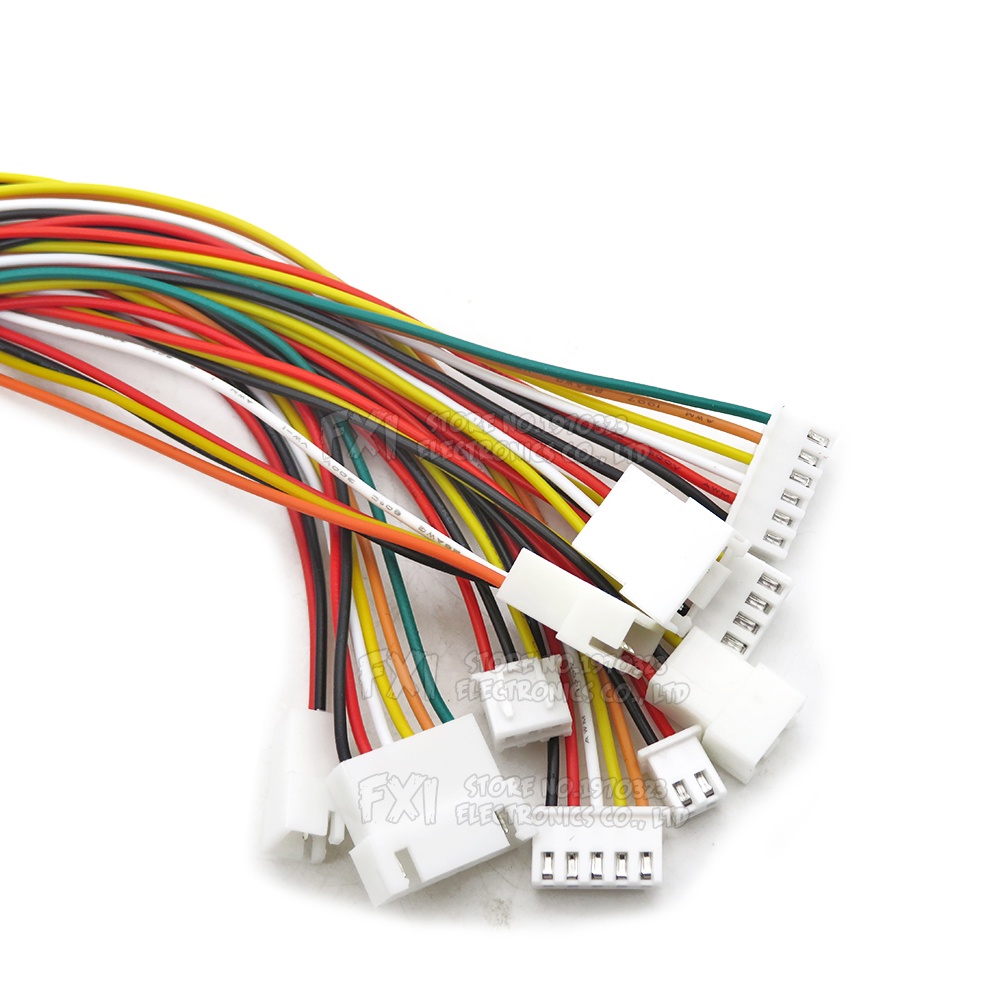 XH2.54mm JST Connector 2P 3P 4P 5P 6P 7P 8P cable connectors wire connectors Plug Socket JST XH2 ...