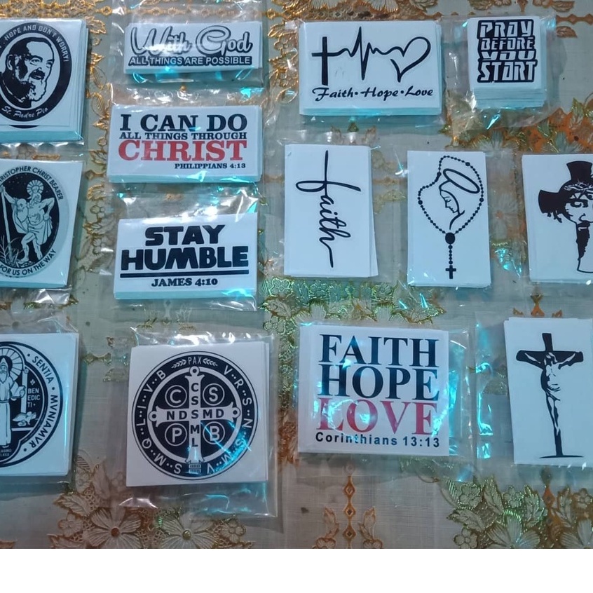 Decals Sticker Motor Car Phone Laptop Religious items Jesus Cross ...