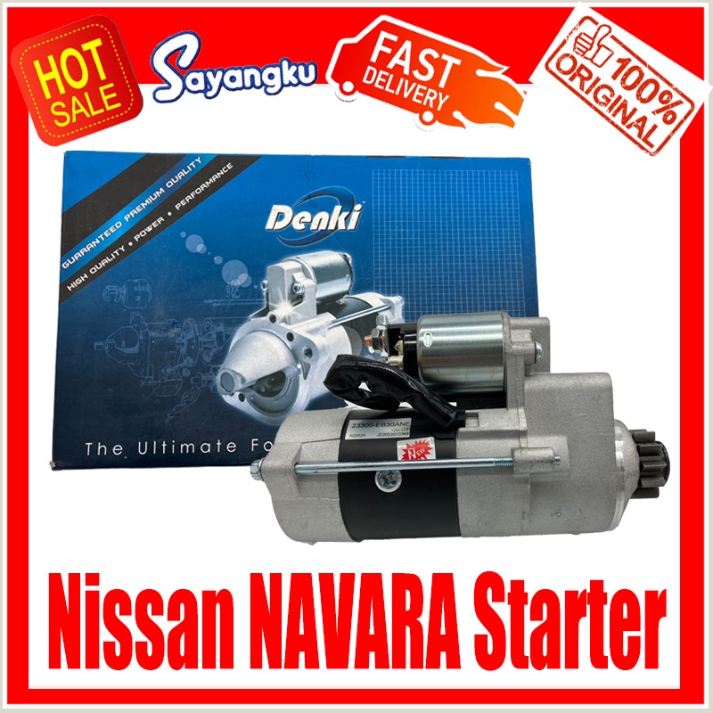 Denki Nissan Navara Starter D40 12V 11T New Starter 2330-EB30ANE YD25 ...