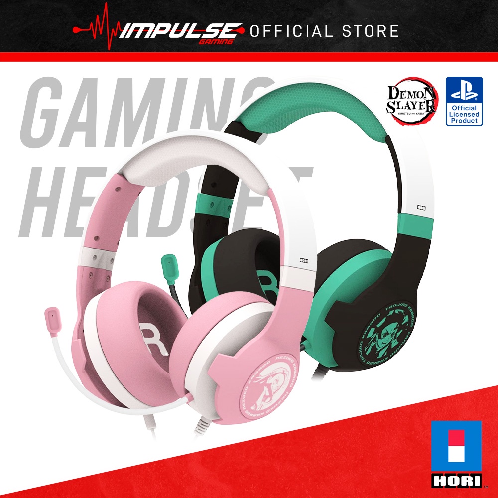 Hori Demon Slayer Wired Headset Tanjiro & Nezuko (Compatible ...