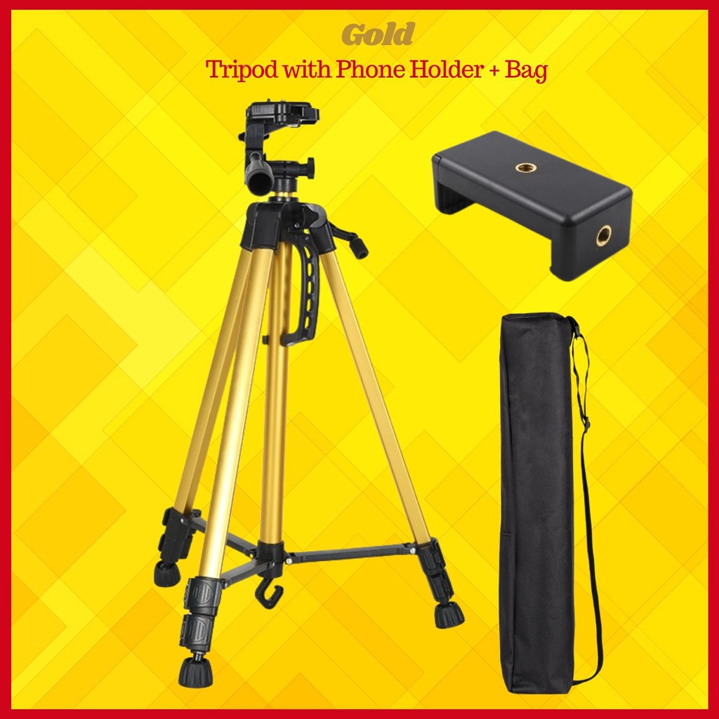Portable Tripod 3366 Lightweight Aluminium Alloy Tripod Stand for ...