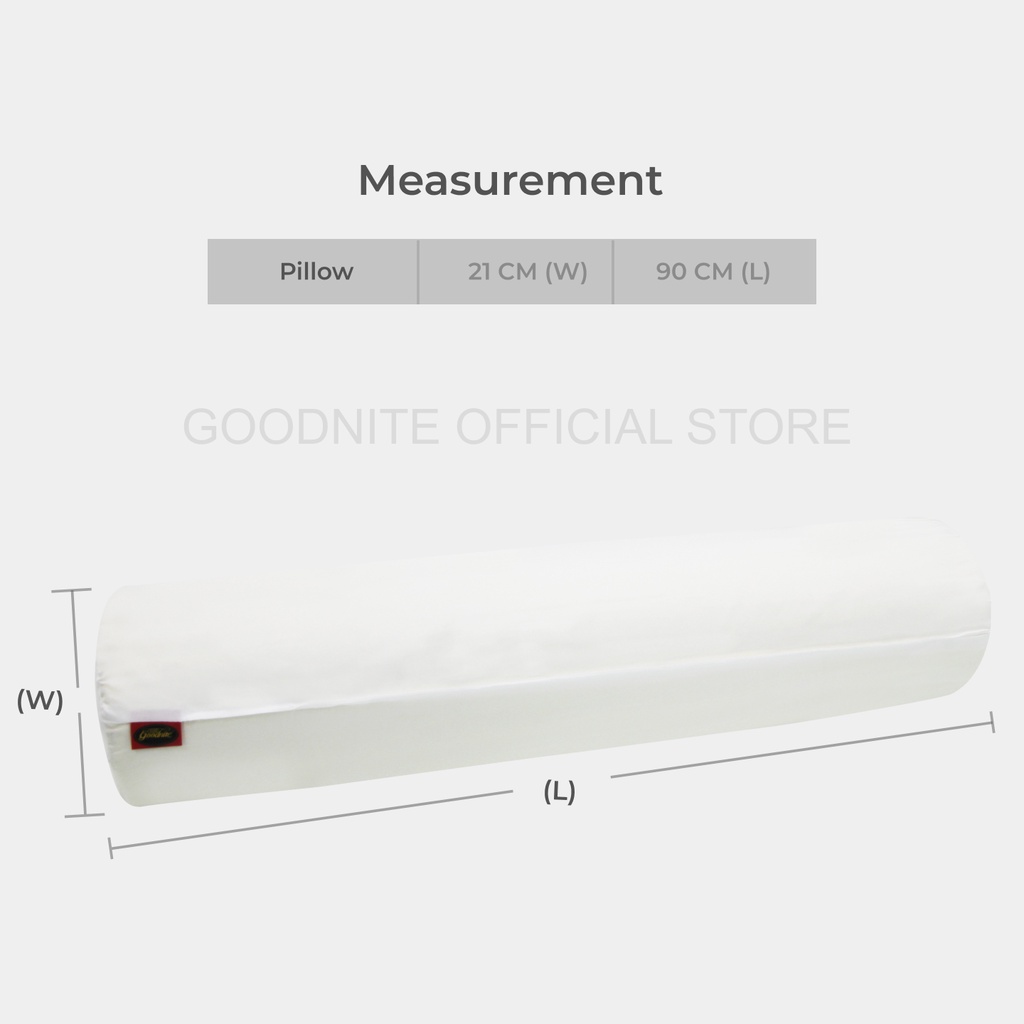 Goodnite Bantal Getah Sintetik Pro Latex Firm (1 Pc) + Bolster (1 Pc ...