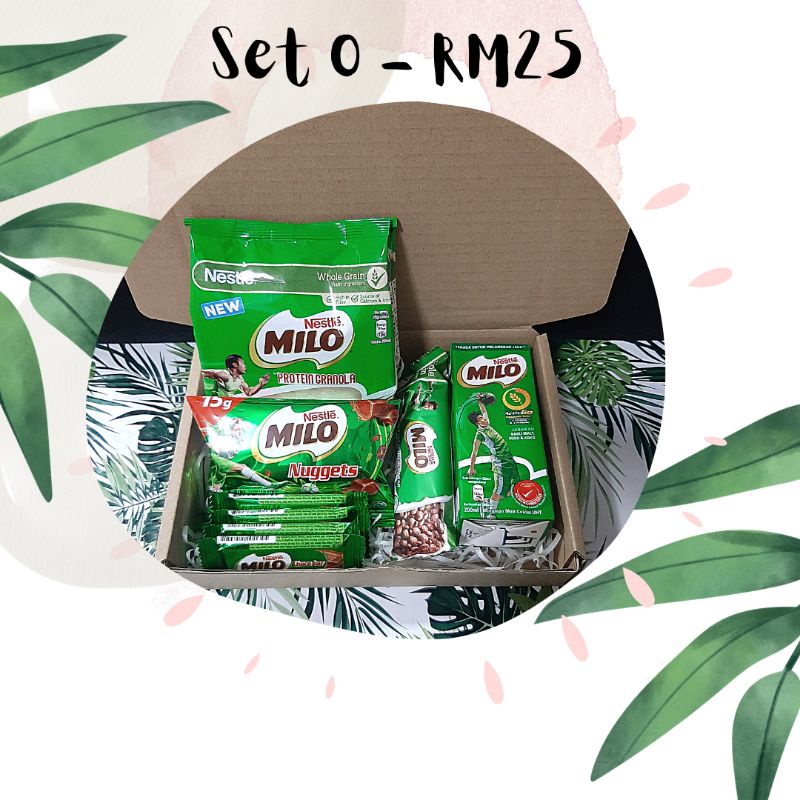 🔥 FREE STICKER GAMBAR 🔥 MILO Gift box Surprise box Chocolate Box ...