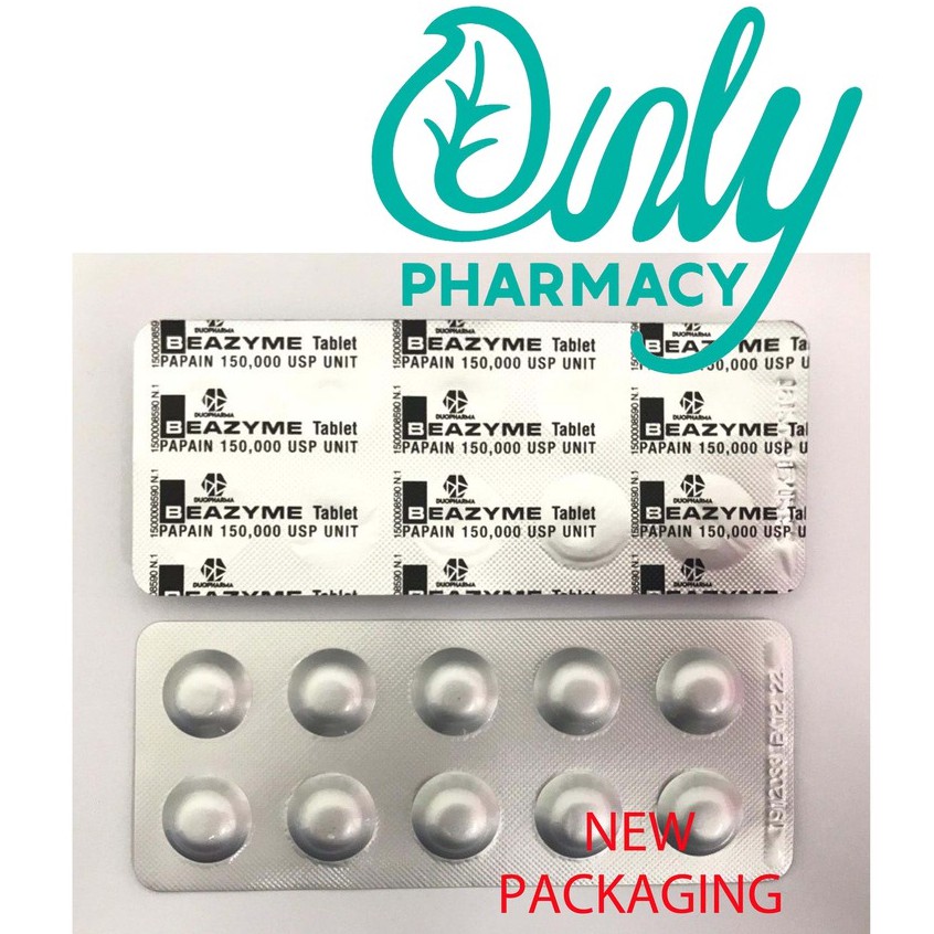 BEAZYME PAPAIN TABLET 10S/STRIPS | Shopee Malaysia