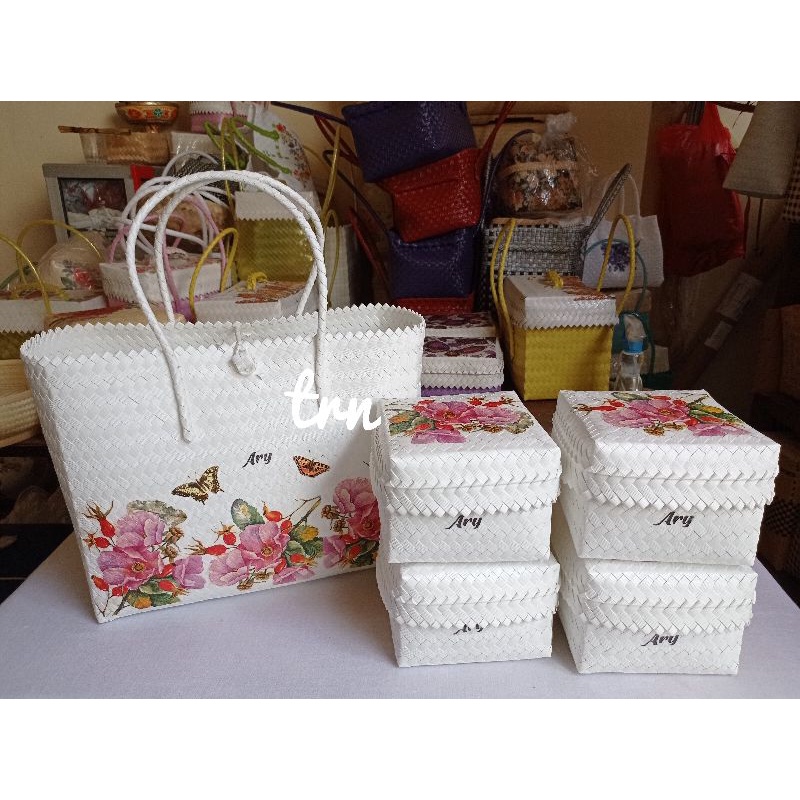 Ori PLASTIC KEBEN SET / DECOUPAGE 4 KEBEN SET / KEBEN SET / FREE NAME ...