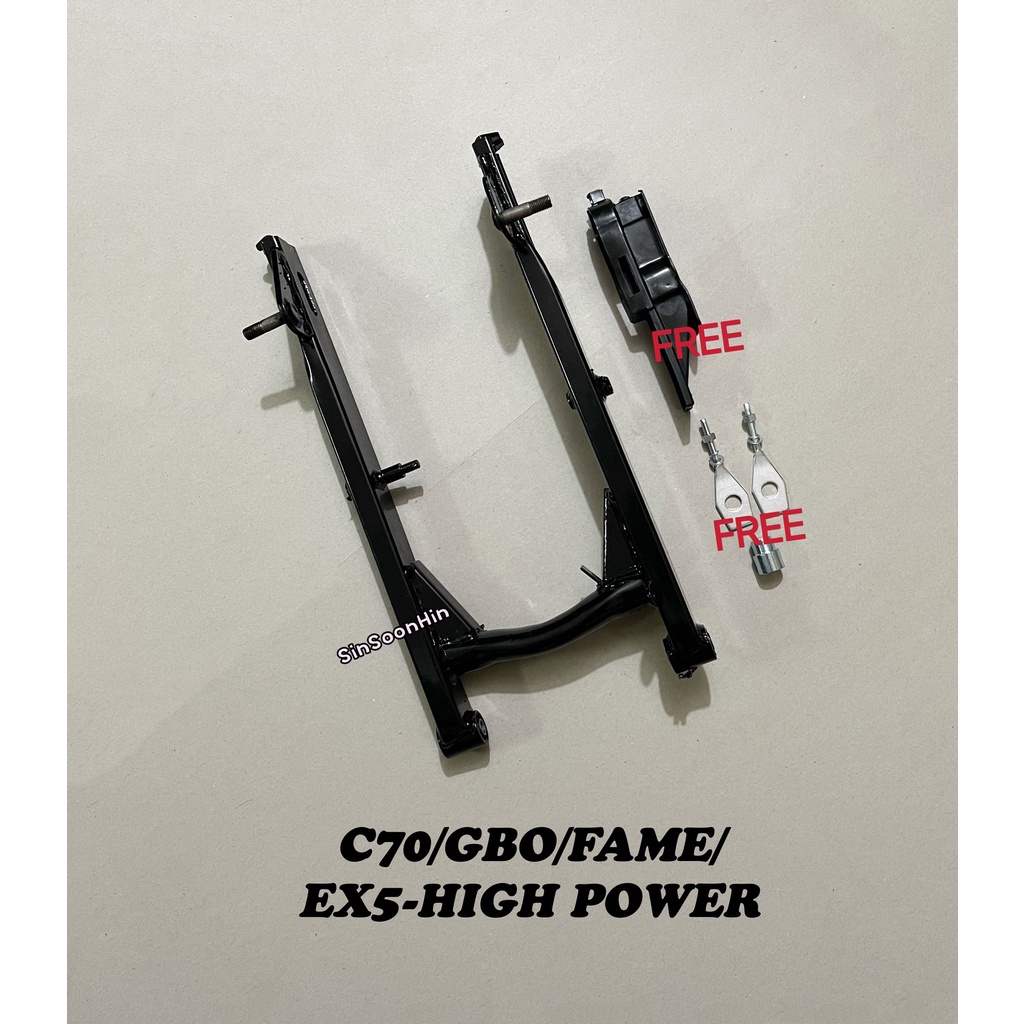 HONDA C70 GBO EX5 HIGH POWER Swing Arm [Cutting DREAM] # arm petak | Shopee Malaysia