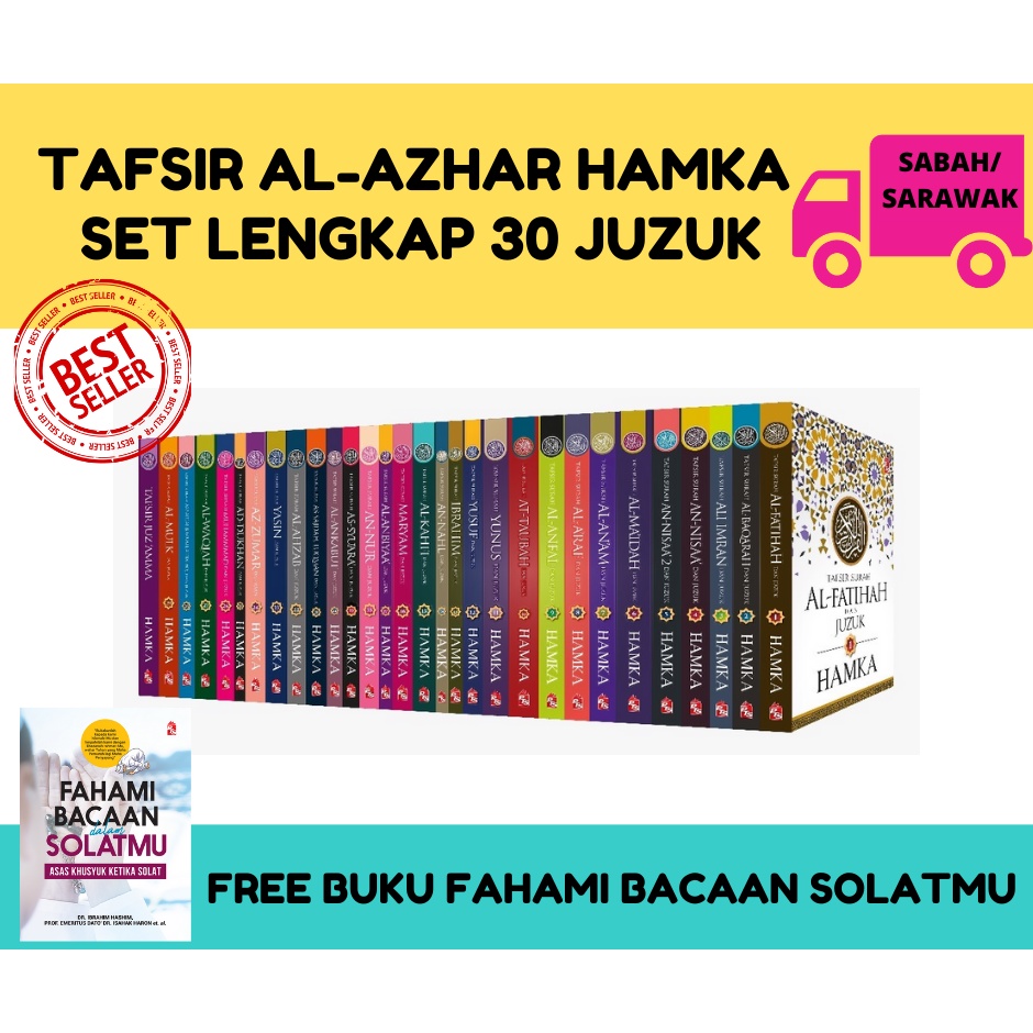 POS SABAH/SARAWAK - TAFSIR AL-AZHAR (SET LENGKAP 30 JUZUK) OLEH HAMKA ...