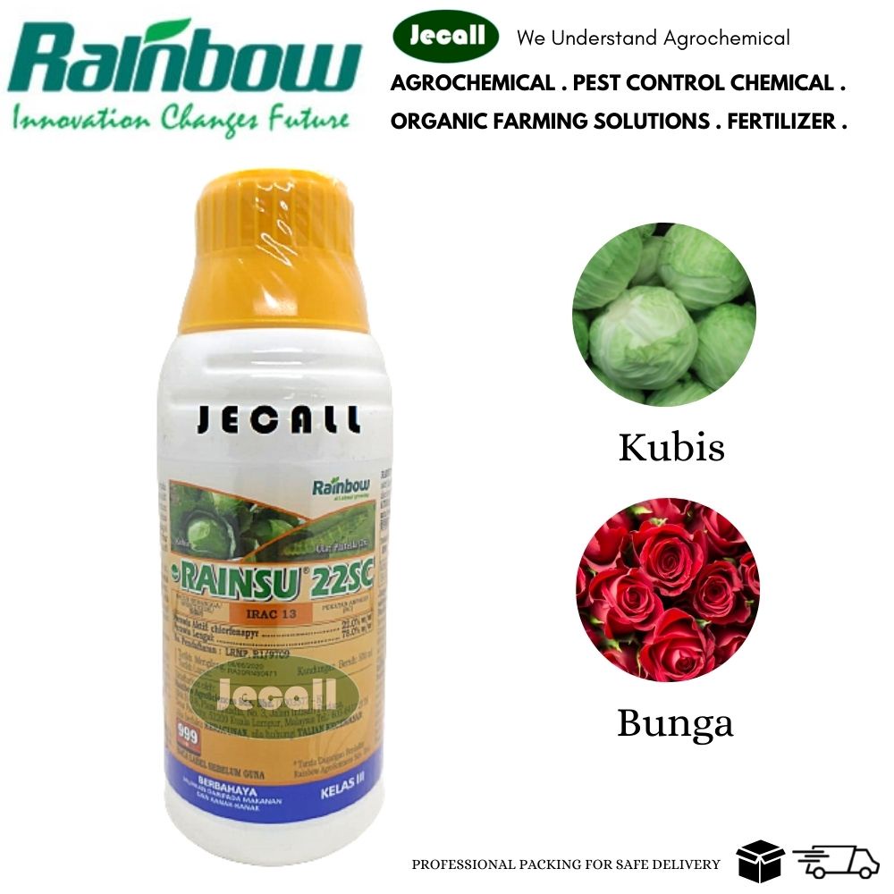 Rainbow Rainsu® 22SC 500ml / Chlorfenapyr 22% / Ulat Plutella / Kutu ...