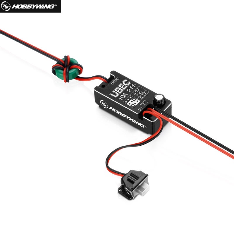 Hobbywing BEC Module 10A UBEC 2-6S 6V/ 7.4V/ 8.4V Adjustable Voltage ...