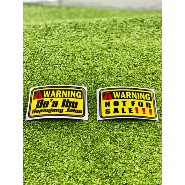 Sticker Print Warning👍 Doa Ibu Sepanjang Jalannotforsale Shopee Malaysia