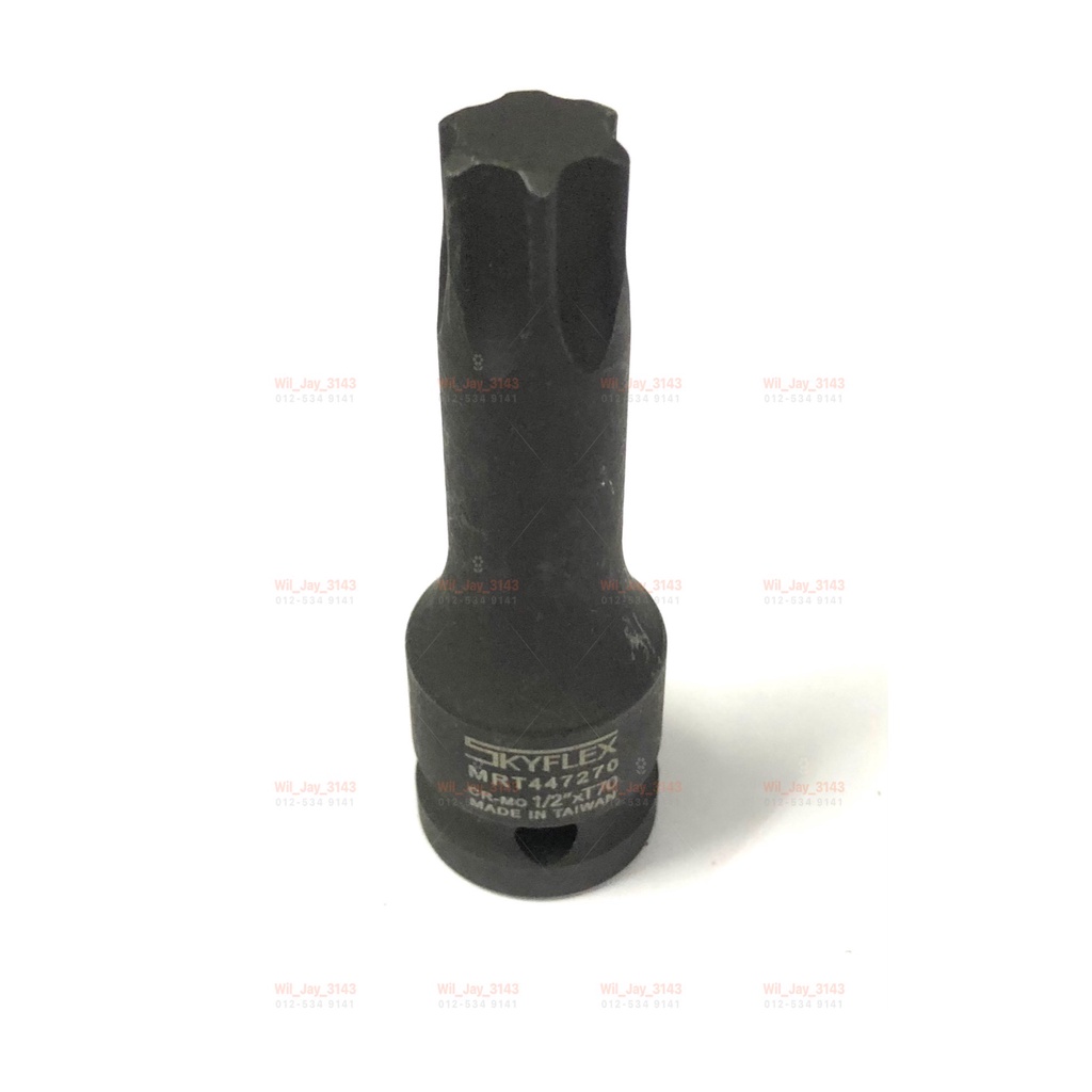SKYFLEX 1/2" IMPACT INTERNAL TORX SOCKET T20, T25, T27, T30, T35, T40 ...