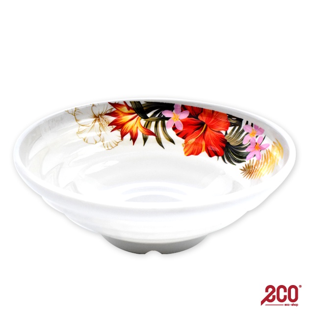 Eco Shop Melamine Ware Soup/Noodles/Ramen/Udon Bowl with Hibiscus ...