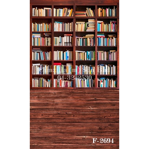 Convo Convocation Bookshelf Rak Buku Backdrop 3.0 X 5.0 meters Backdrop ...