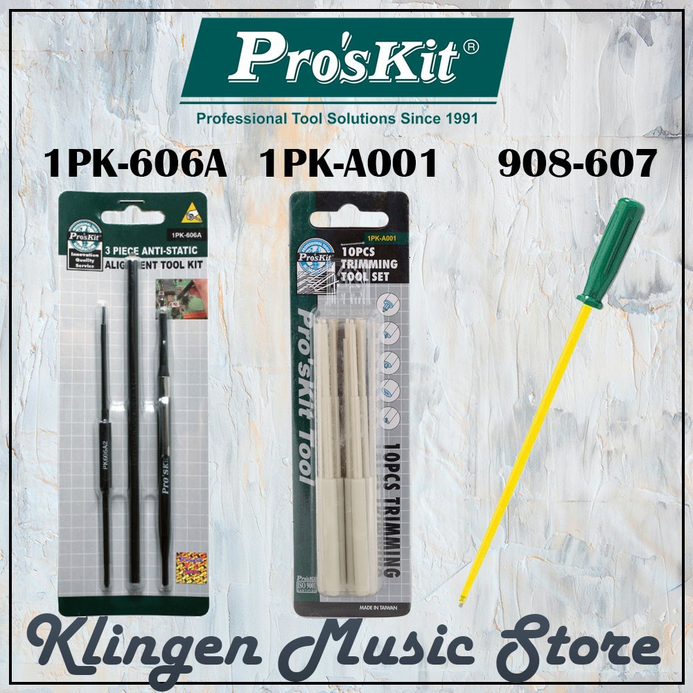 Pro'skit 1PK-606A / 1PK-A001 / 908-607 Alignment / Trimming Tool Kit ...