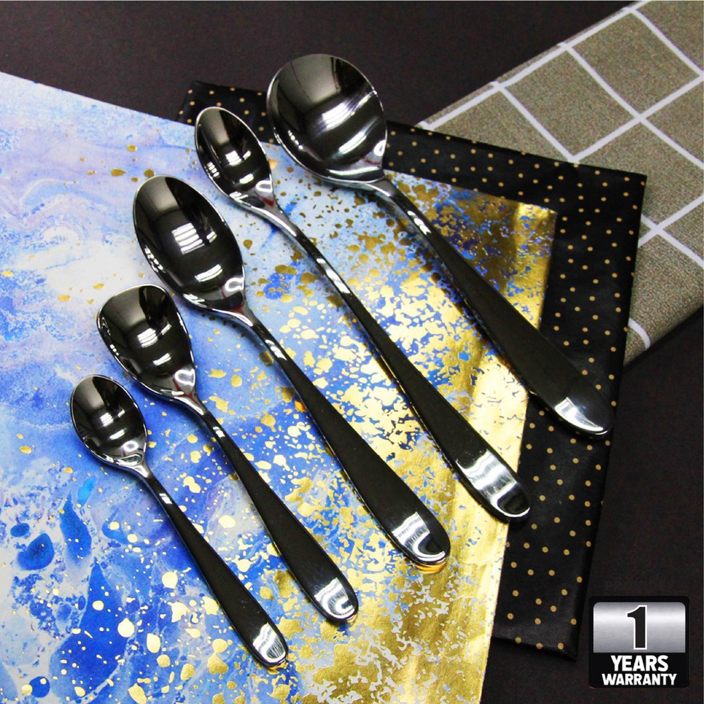 QWARE Mugeep Japan Premium Stainless Steel Assorted Spoons Sudu ...