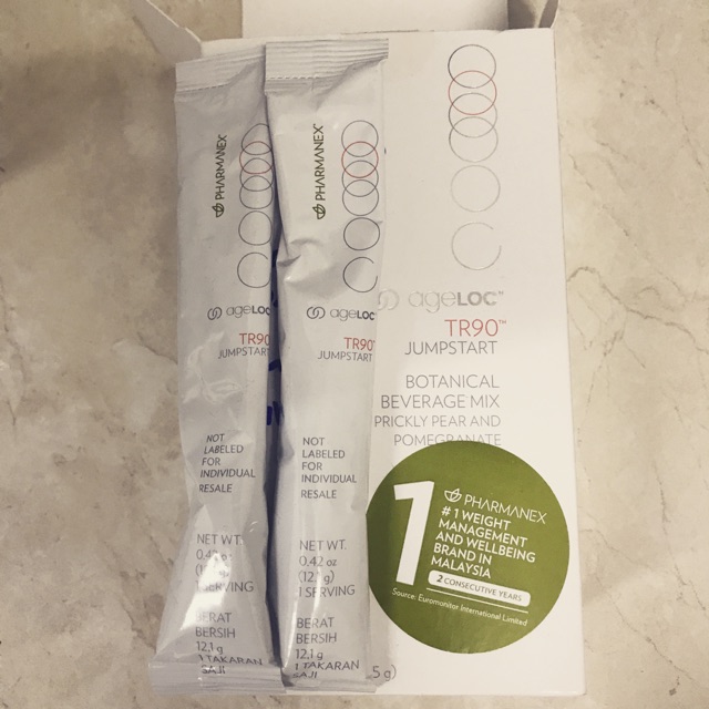 ageLOC® TR90® Jumpstart Nu Skin Product, Ready Stock, RM10 per packet ...