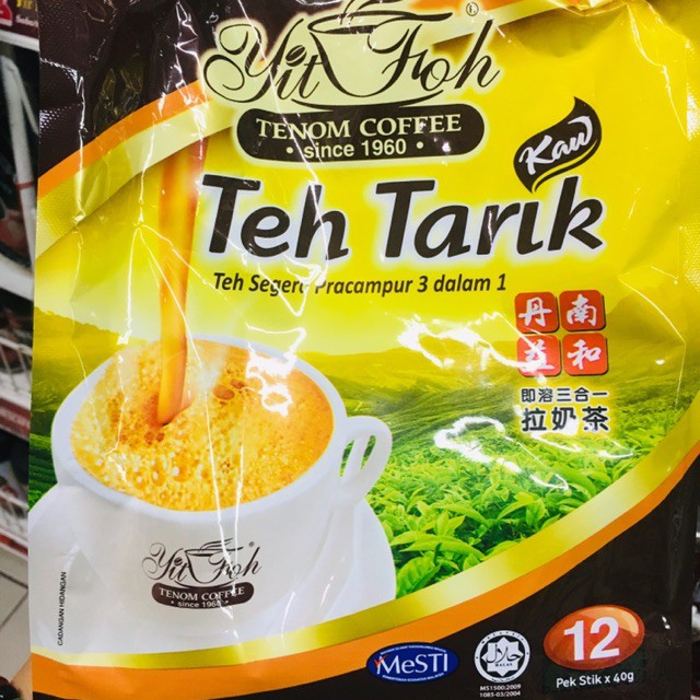 Yit Foh Tenom Coffee - Teh Tarik Kaw 40g x 12pcs (480g) | Shopee Malaysia