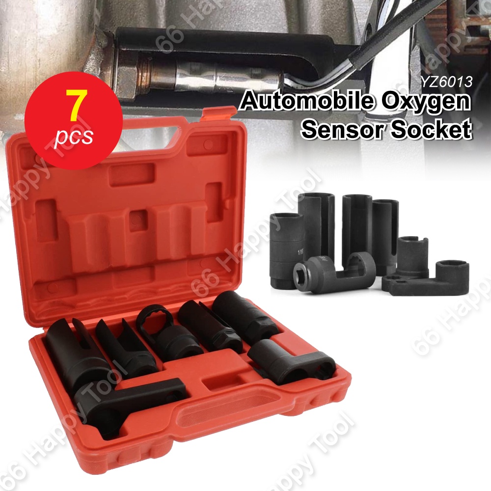 7pcs Automobile Oxygen Sensor Socket Remover Tool Set Automotive Oil ...