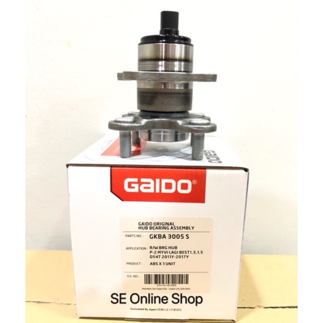 GAIDO Rear Wheel Bearing Myvi ICON Myvi Lagi Best 1.3 1.5cc Bearing Hud ...