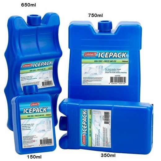 Icepack - Coleman Chillers Pack (150ml, 350ml 650ml & 750ml) | Shopee ...