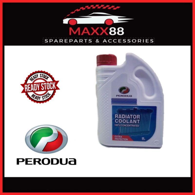 PERODUA RADIATOR COOLANT 100% CONCENTRATION EXTRA PROTECTION (1 LITER ...