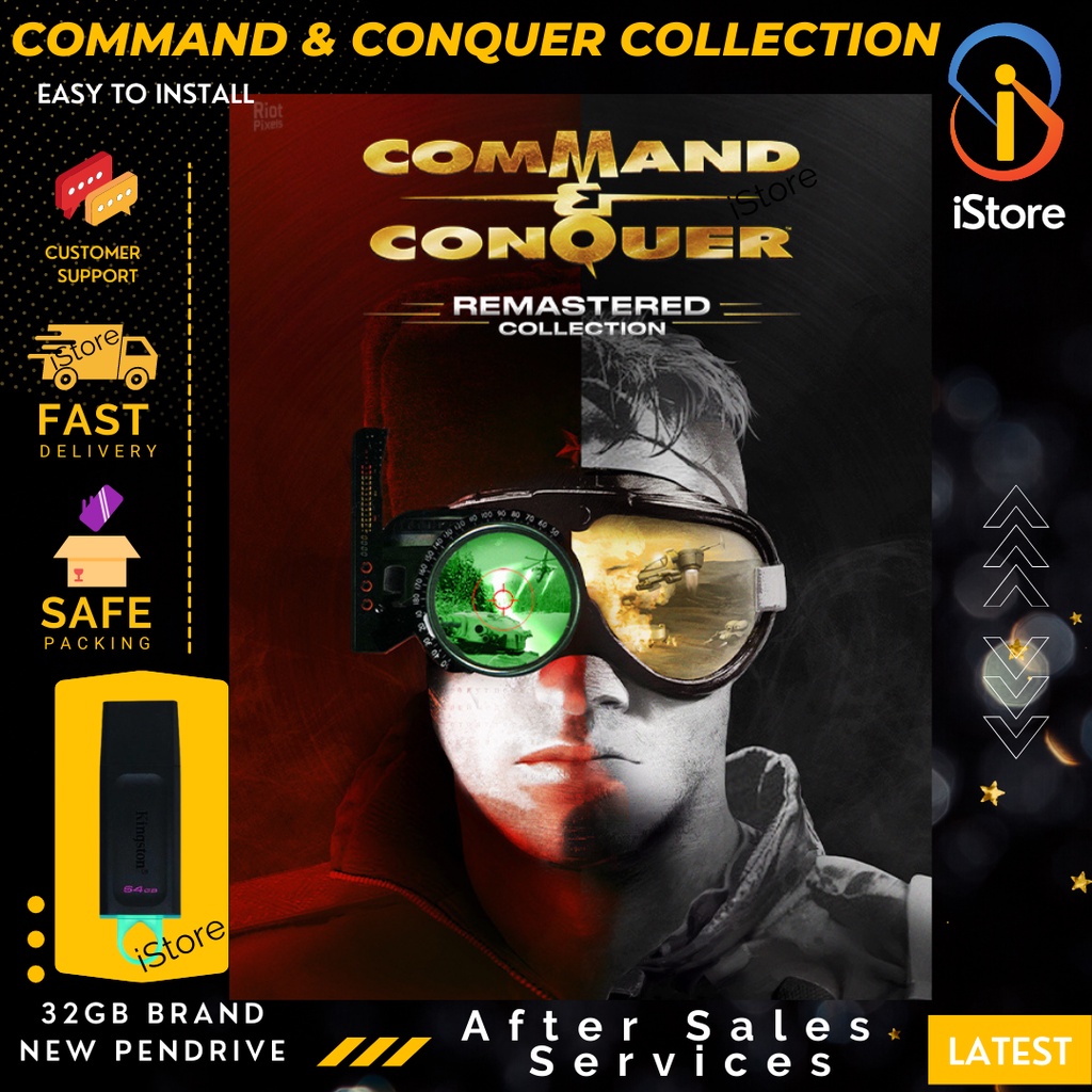 Command & Conquer [ 64GB Pendrive USB PC Game] Remastered Collection v1 ...