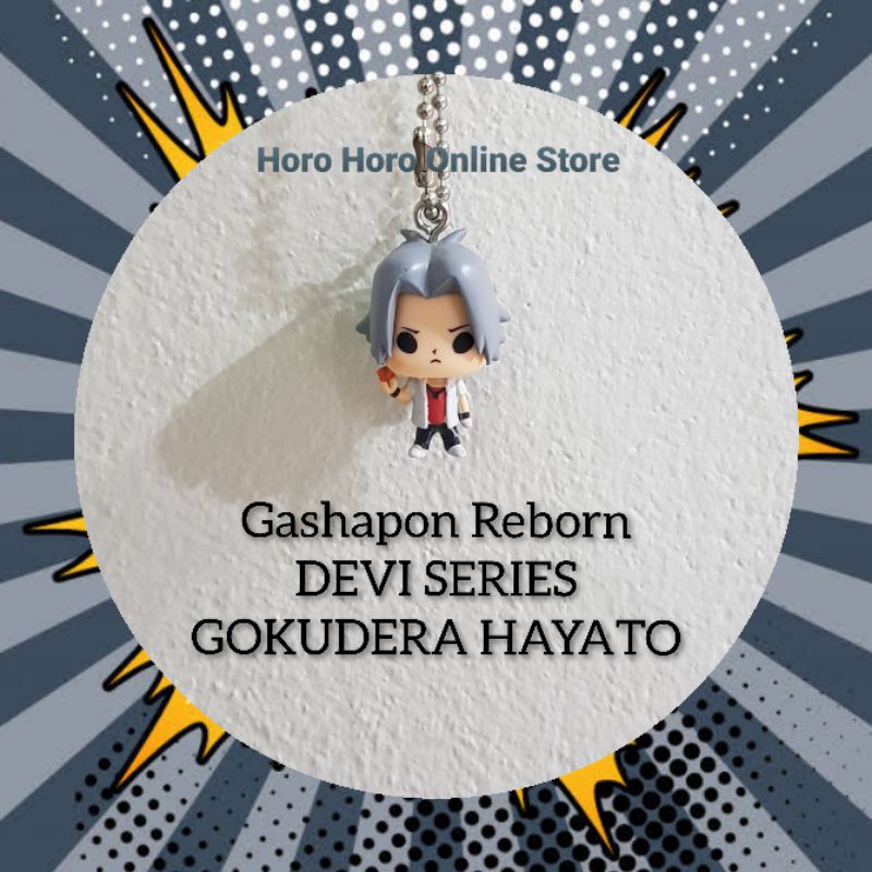 Gachapon Reborn Keychain Gokudera Hayato Special Teacher Turbulent Reborn! Gashapon Devi ...