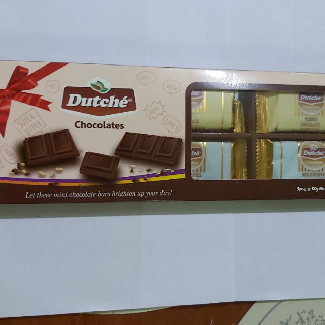 DUTCHE CHOCOLATE 9pcs per pack 12 grams | Shopee Malaysia