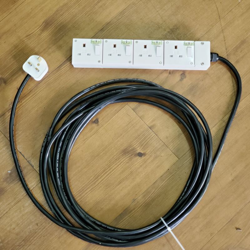 MK2969 4 Gang Switch socket High Quality Extension TRS Cable with UMS ...