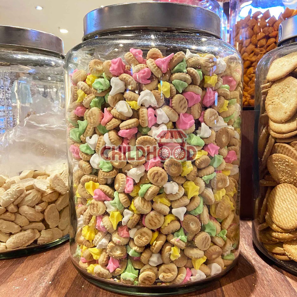 [200g/Zip bag]Childhood Malaysia🔥 Ice Gem/ 手工花占饼干/Snacks Food/Cookies ...