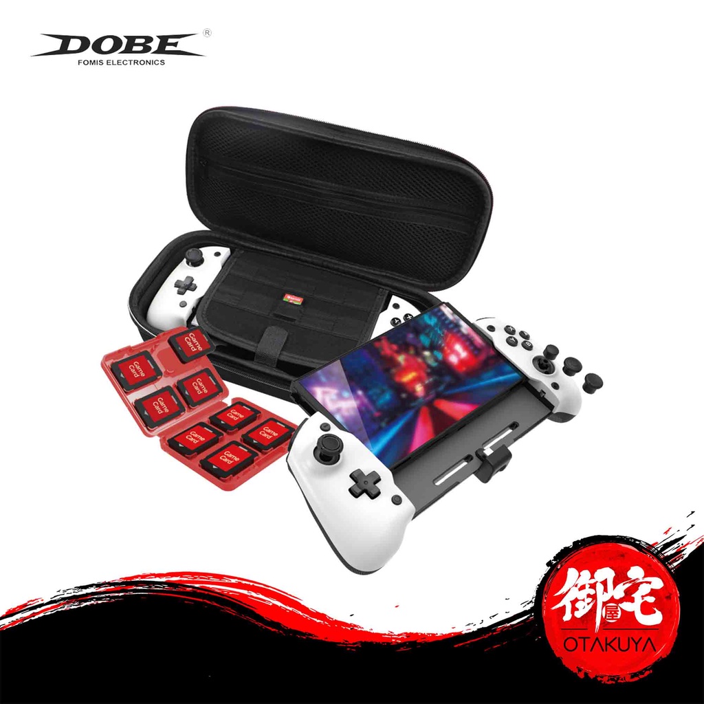 DOBE Nintendo Switch OLED/V2 3 In 1 Handheld Grip + Storage Bag + Game ...