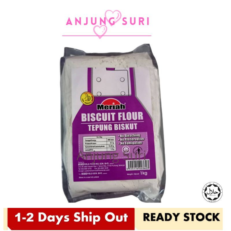 Tepung Roti Bread Flour Gandum Penuh Wholemeal Perancis French Biskut ...