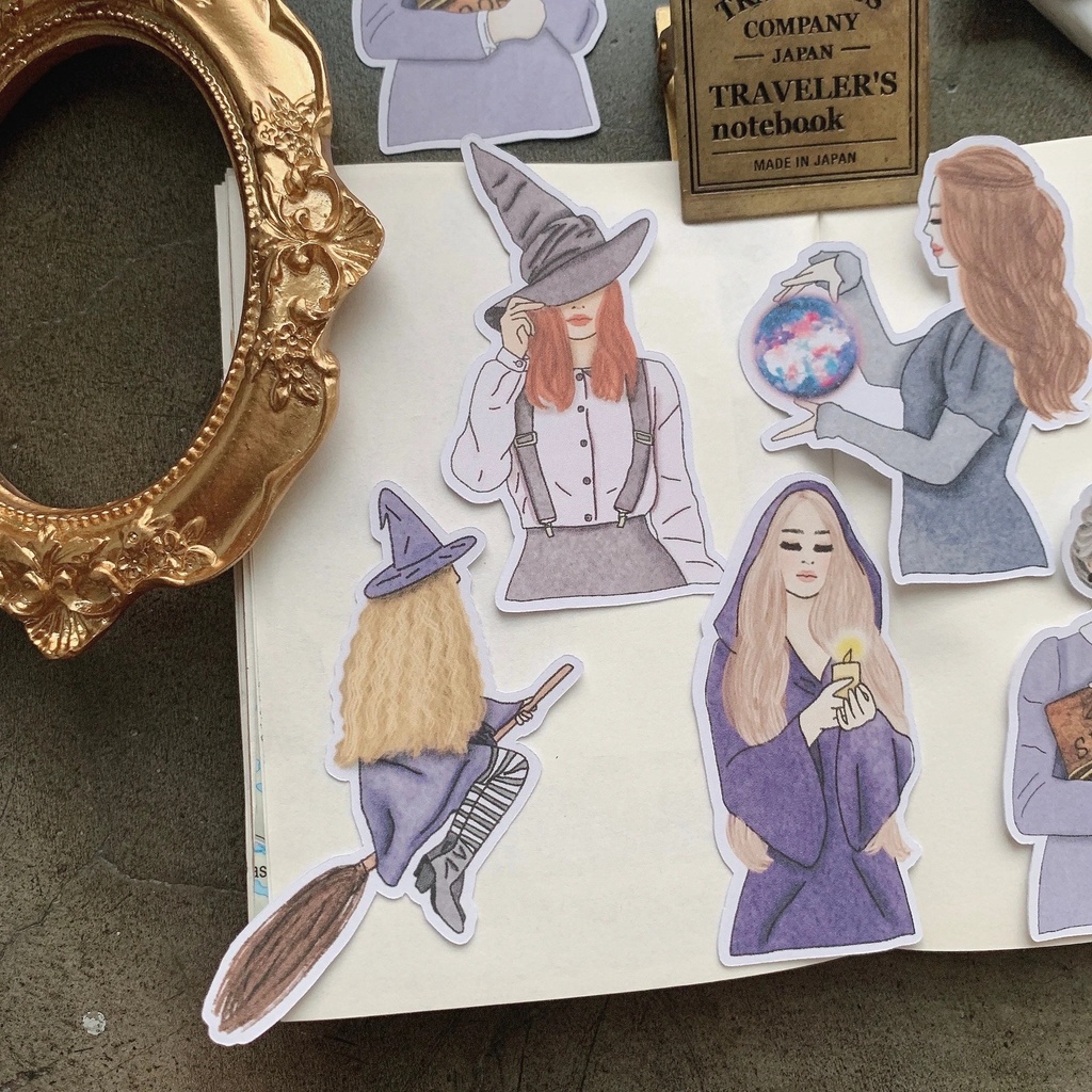 Bewitched Girls Sticker Set | Journal Kit Material | Shopee Malaysia