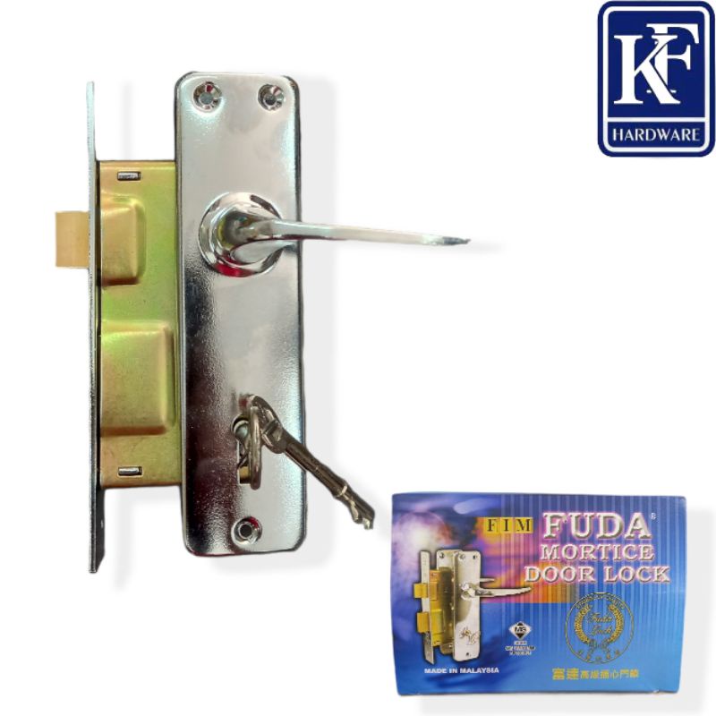FUDA 2-LEVER MORTICE DOOR LOCK KUNCI PINTU | Shopee Malaysia