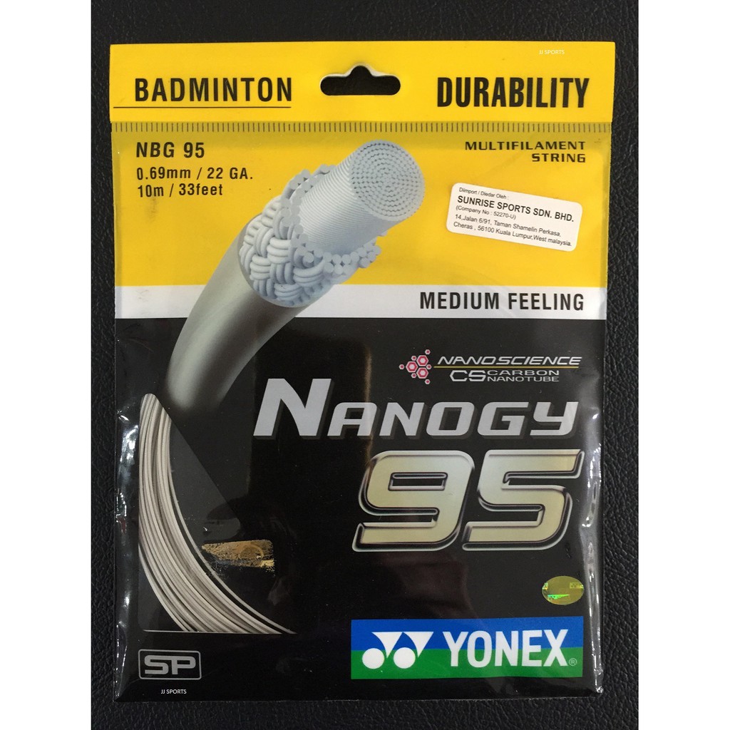 YONEX NANOGY 95 STRING (ORIGINAL SUNRISE SPORTS) | Shopee Malaysia