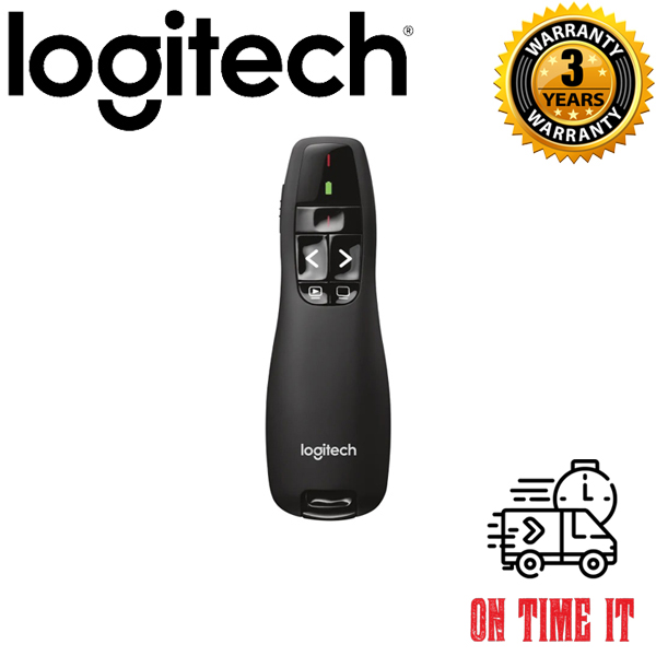 Logitech R400 RED Laser Pointer 2.4GHZ Wireless Presenter (910-001361 ...