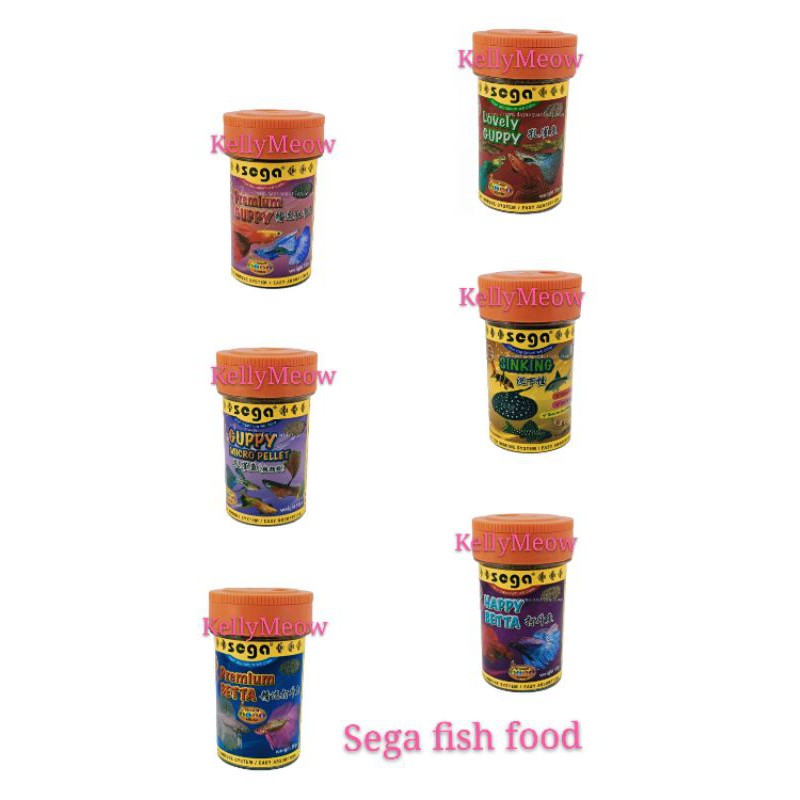 Sega fish food 50g (Betta/Guppy/Small fish) | Shopee Malaysia