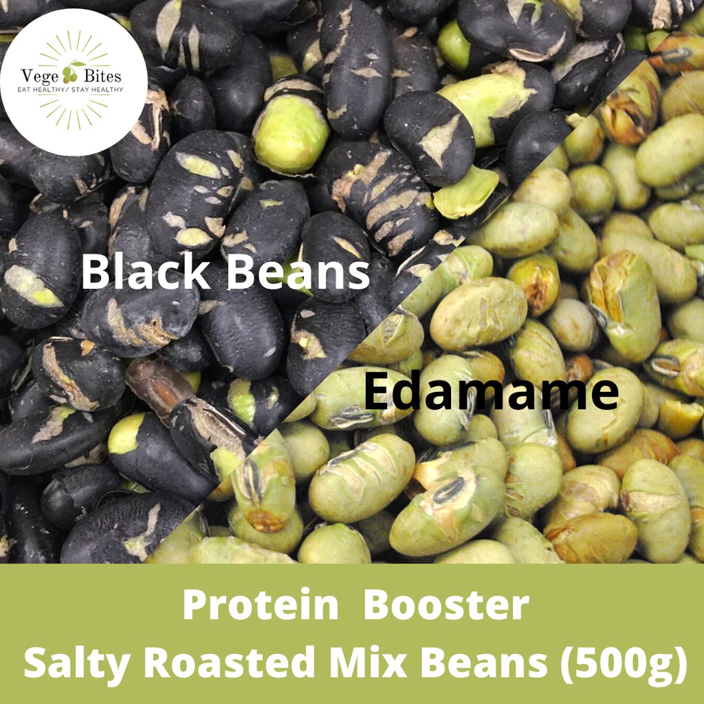 [Snack Time] Protein Booster Crunchy Roasted Salty Mixed Beans 500gram ...