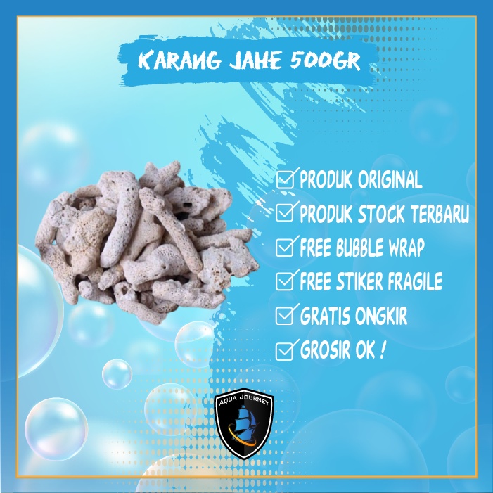 Ginger Coral Aquarium Pond Filter Media 500gr Dead Coral Aquarium ...