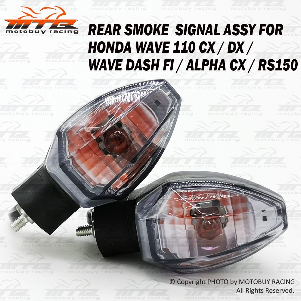 REAR SMOKE SIGNAL ASSY FOR HONDA WAVE 110 CX / DX / WAVE DASH FI / ALPHA CX / RS150 | Shopee ...