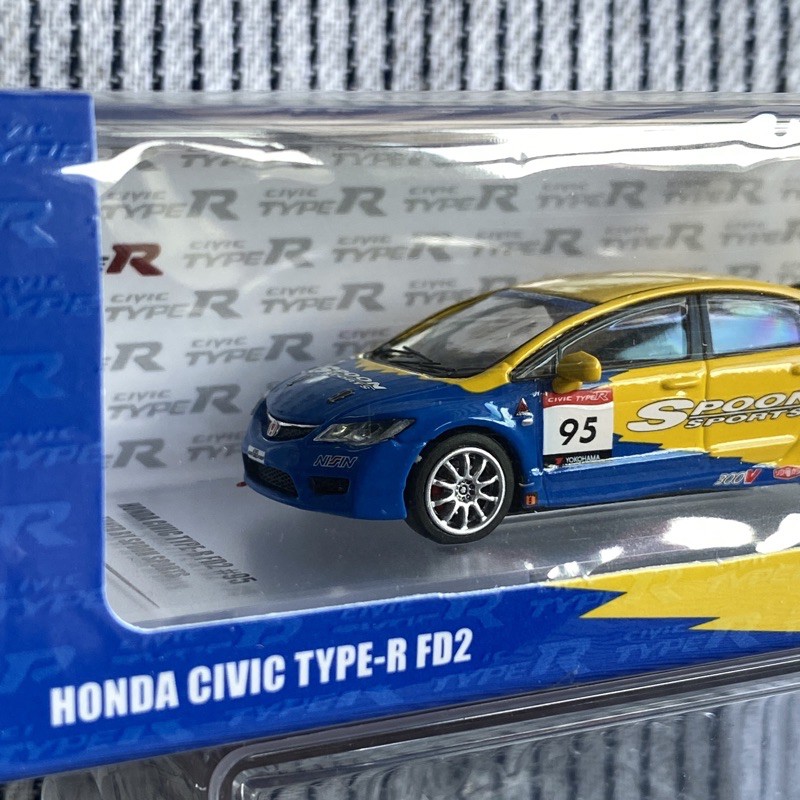 100% Original Diecast Tarmac FK2 Inno Honda FD2R Spoon Mugen GTR Cosmic ...