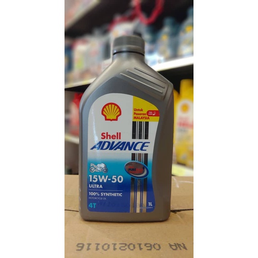 [ORIGINAL] SHELL ADVANCE ULTRA 15W-50 1L (PASARAN MALAYSIA) | Shopee ...